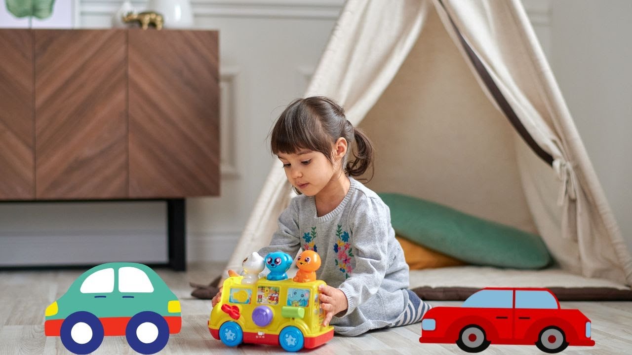 The Kids Play with Toy Cars. - YouTube