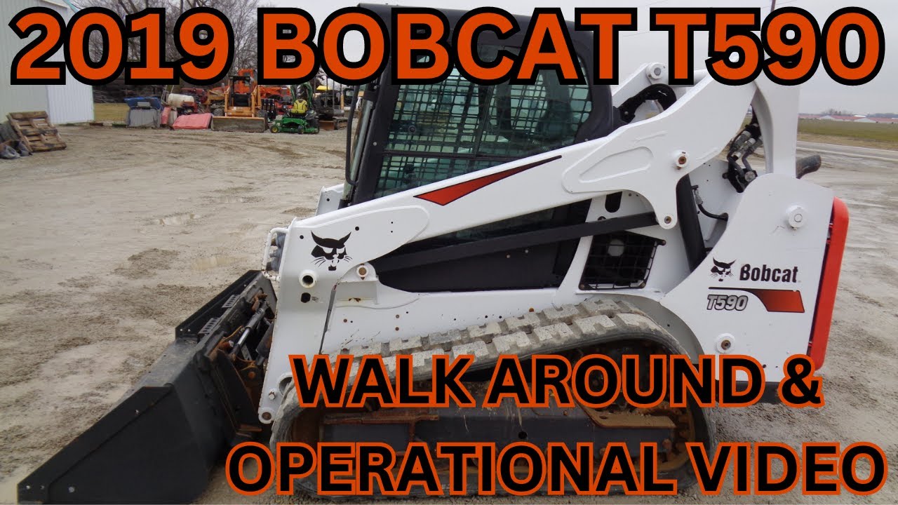 2019 Bobcat T590 Skid Steer Walk Around & Operational Video $39,900 ...