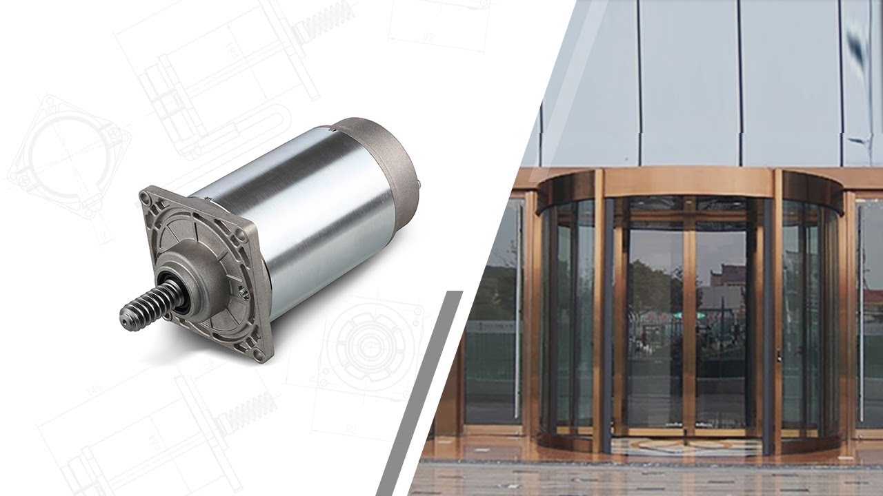 Electric Automatic Door DC Motor Solution-Power Motor - YouTube