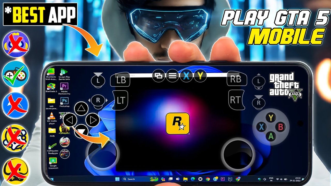 I Tried *All* Best App to Play Gta 5 in Mobile 😱 || Cloud Gaming ...