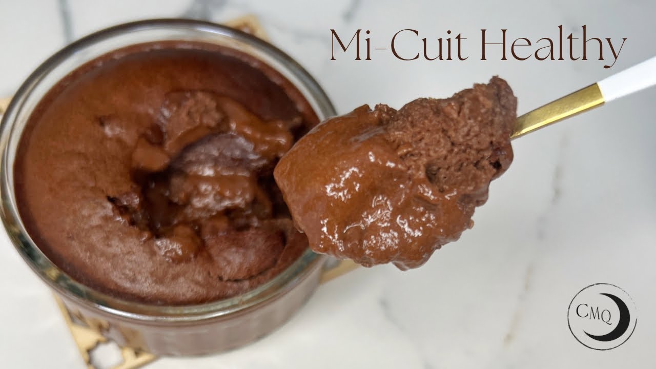 Mi-Cuit Healthy au Chocolat (cuisson Air Fryer,possible au four) - YouTube
