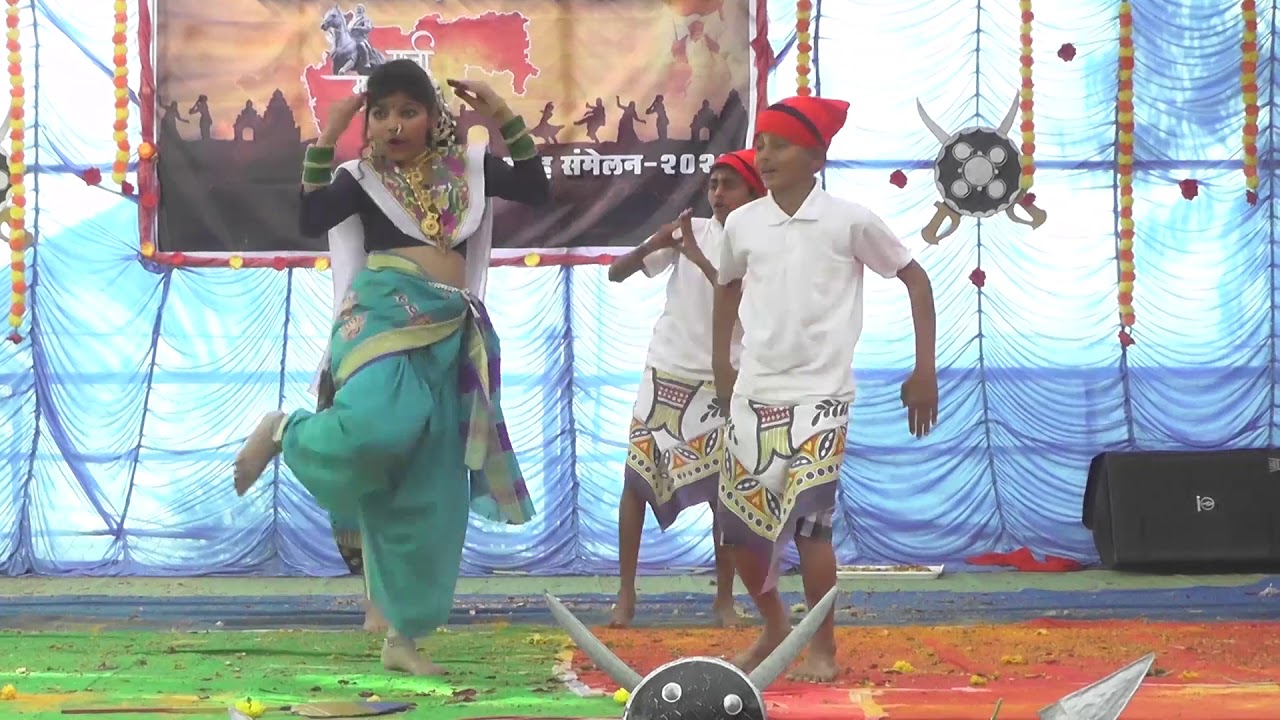 Svvs school Sillod स्नेह संमेलन 2020 कोळी गीत वर्ग 7th - YouTube