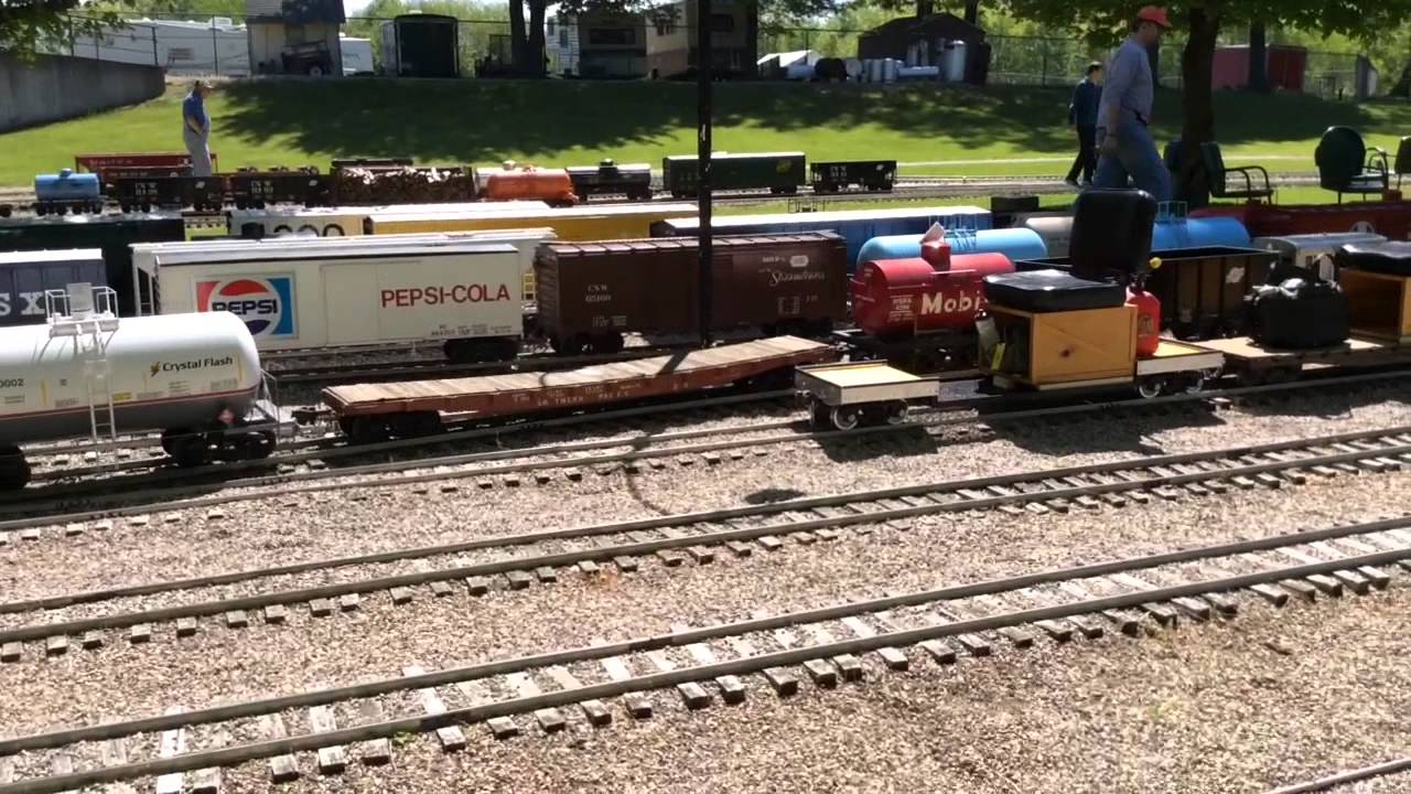 Yard Operations at White Creek Railroad - YouTube