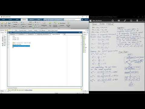 Gauss Jacobi | Iterative Method | Solved Example | Algorithm | Flowchart | MATLAB Code - YouTube