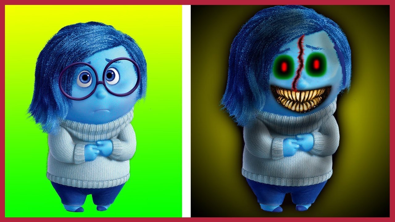 Inside Out Characters HORROR VERSION 😲😲😲 - YouTube