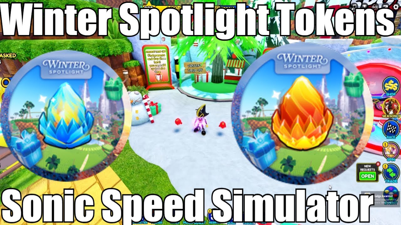 How to get Regular & Elite Tokens in Sonic Speed Simulator (Winter ...
