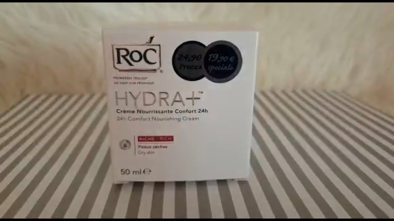 RoC HYDRA + 24h Nourishing Cream - Crema Idratante - YouTube