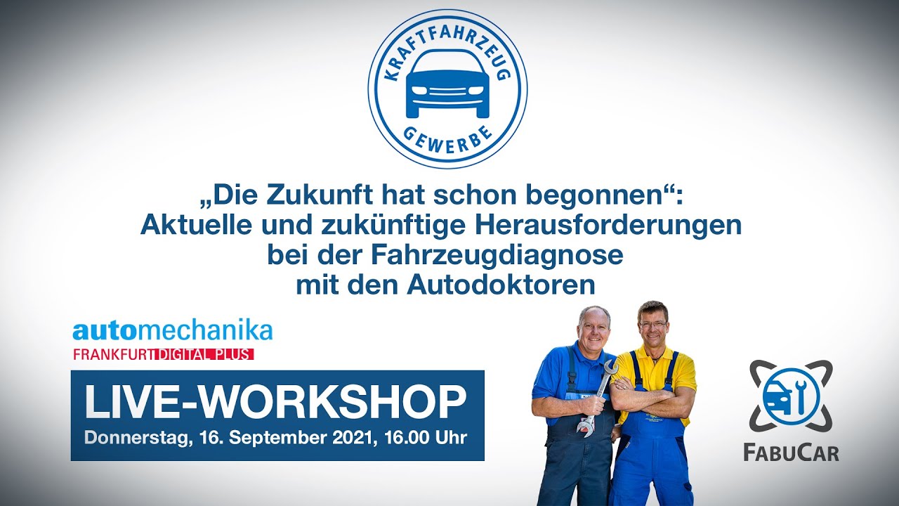 ZDK-Live-Workshop - Aktuelle Herausforderungen bei der Fahrzeugdiagnose ...