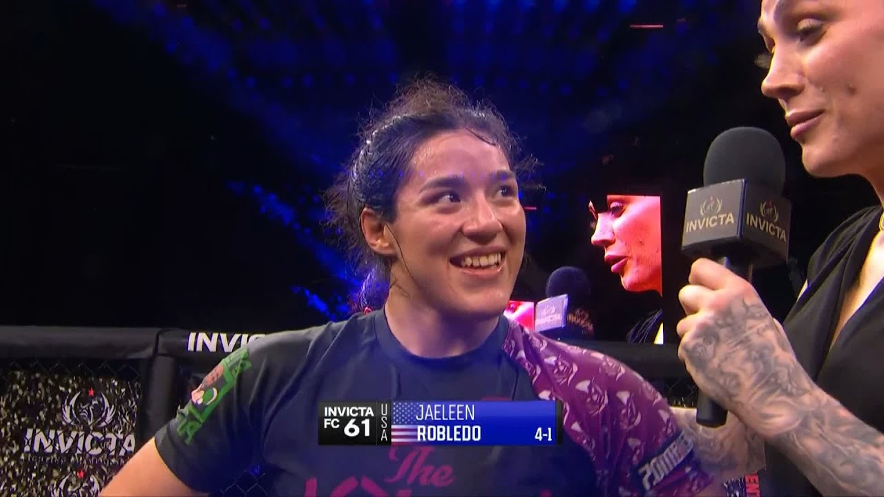 Invicta FC 61: Jaeleen Robledo Post-Fight Interview - YouTube