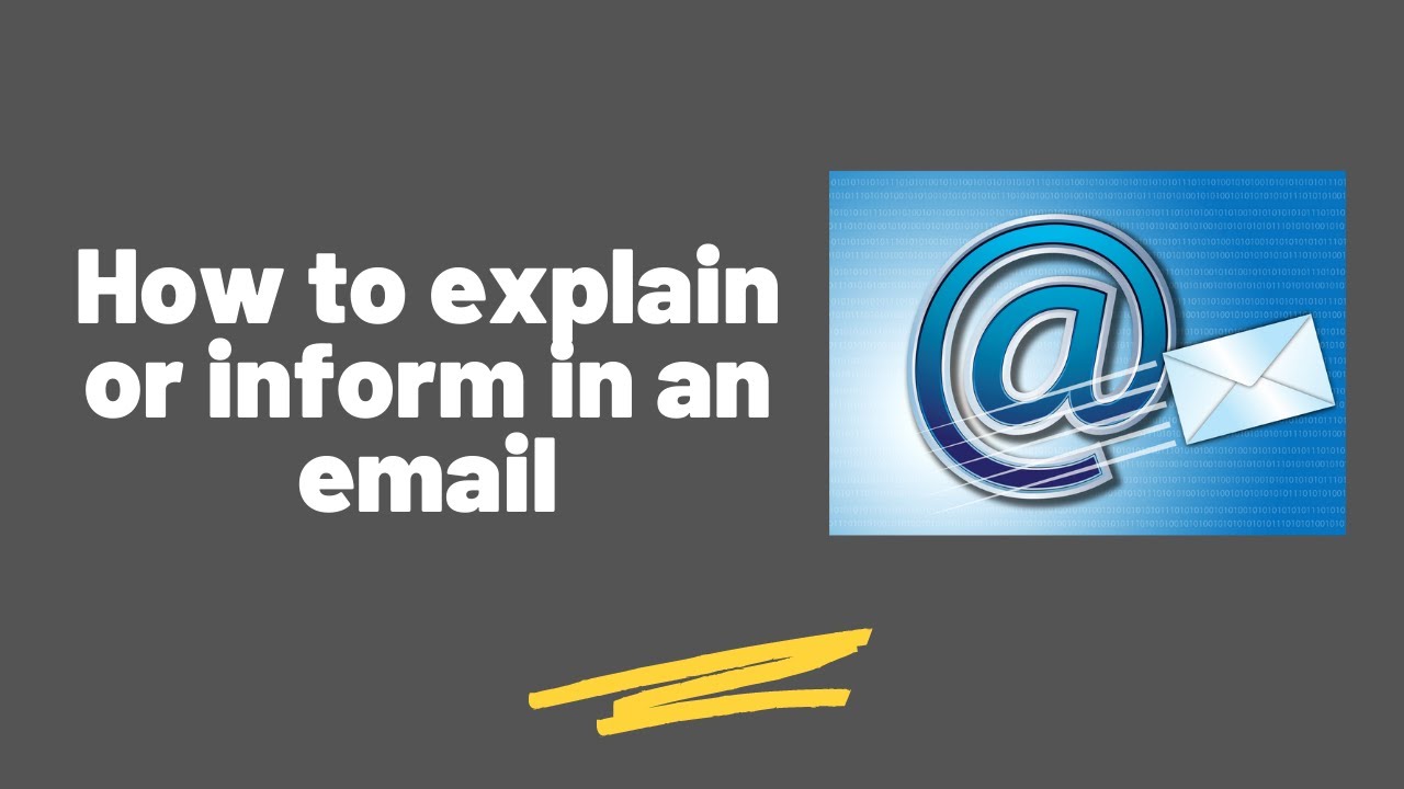 How to explain or inform in an email - Workplace writing - Part 3 - YouTube