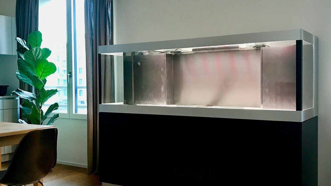 Setting Up New 190 Gallon (720 Liter) Fish Tank - YouTube