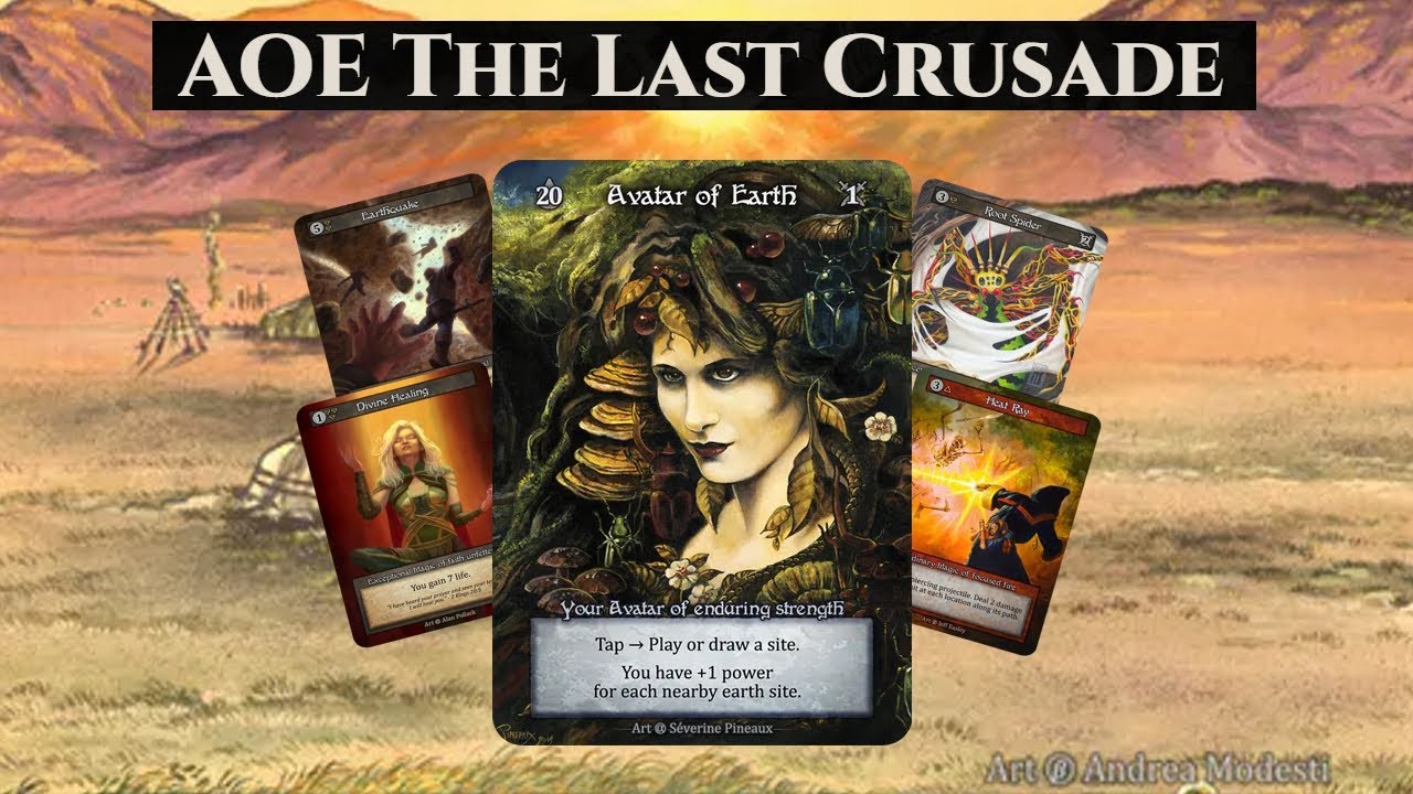AOE The Last Crusade Deck Tech - Sorcery: Contested Realm - YouTube