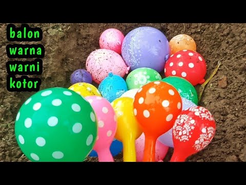 MENEMUKAN BALON WARNA WARNI,BALON LUCU,BALON KARAKTER,BALON LUCU - YouTube