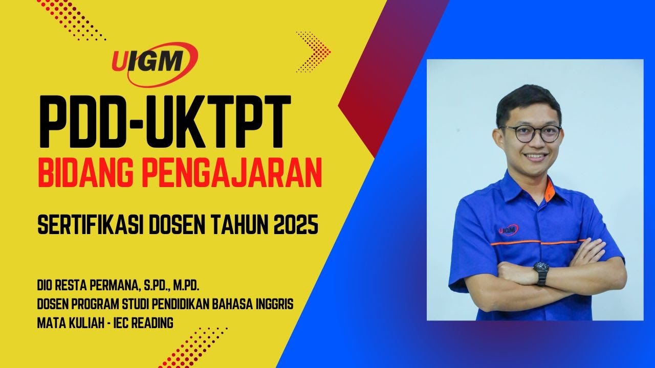 PDD-UKTPT | Serdos 2025 | Video Pemaparan RPS dan Pembelajaran pada MK ...