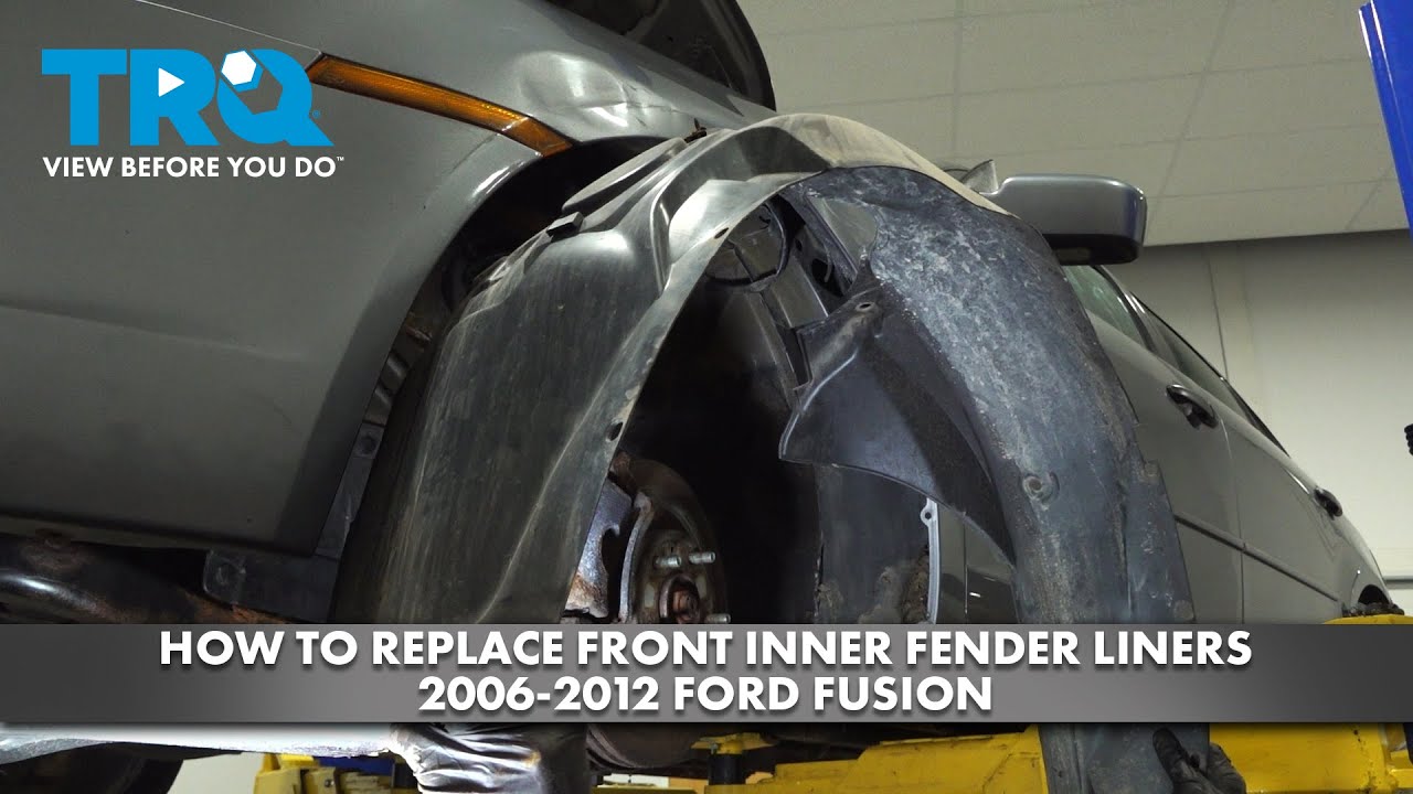 How to Replace Front Inner Fender Liners 2006-2012 Ford Fusion - YouTube