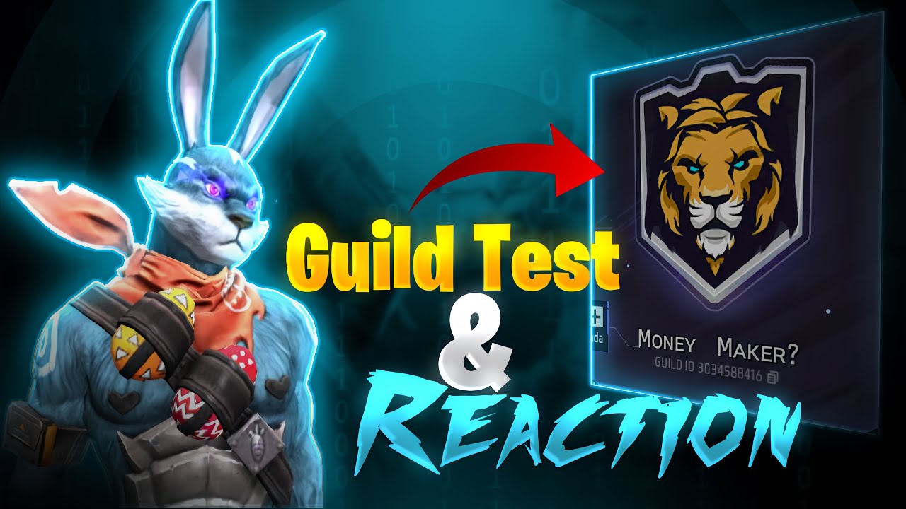FREE FIRE GUILD TEST 1VS2 HARDEST GUILD TEST😈🔥 - YouTube