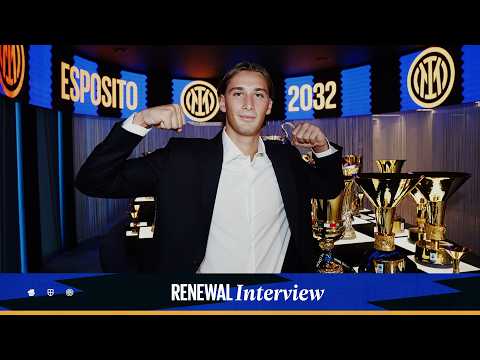 PIO ESPOSITO RINNOVA FINO AL 2032 🖤💙 | L'INTERVISTA ESCLUSIVA 🎙️