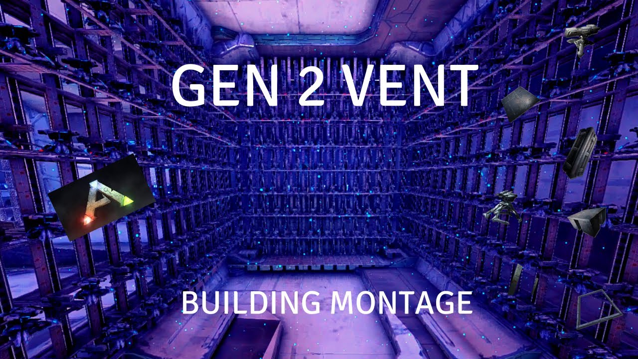Ark Unofficial Building Gen 2 Vent - Frostbite 15x - YouTube