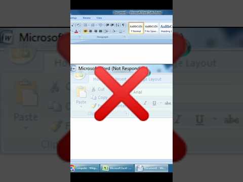 MS Word Not Responding problem ka 100% solution #tech #techshorts #techtips #tipsandtricks #shorts