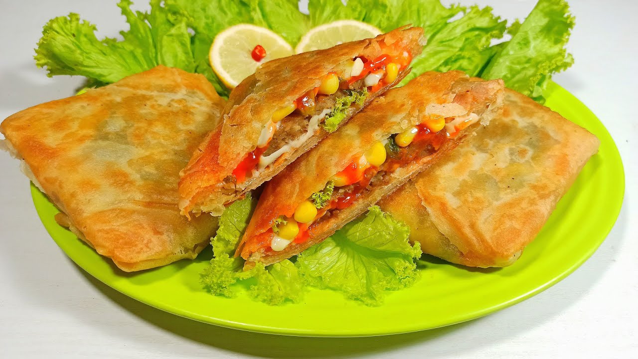 RESEP LUMPIA BEEF CRISPY | olahan kulit lumpia | ide jualan - YouTube