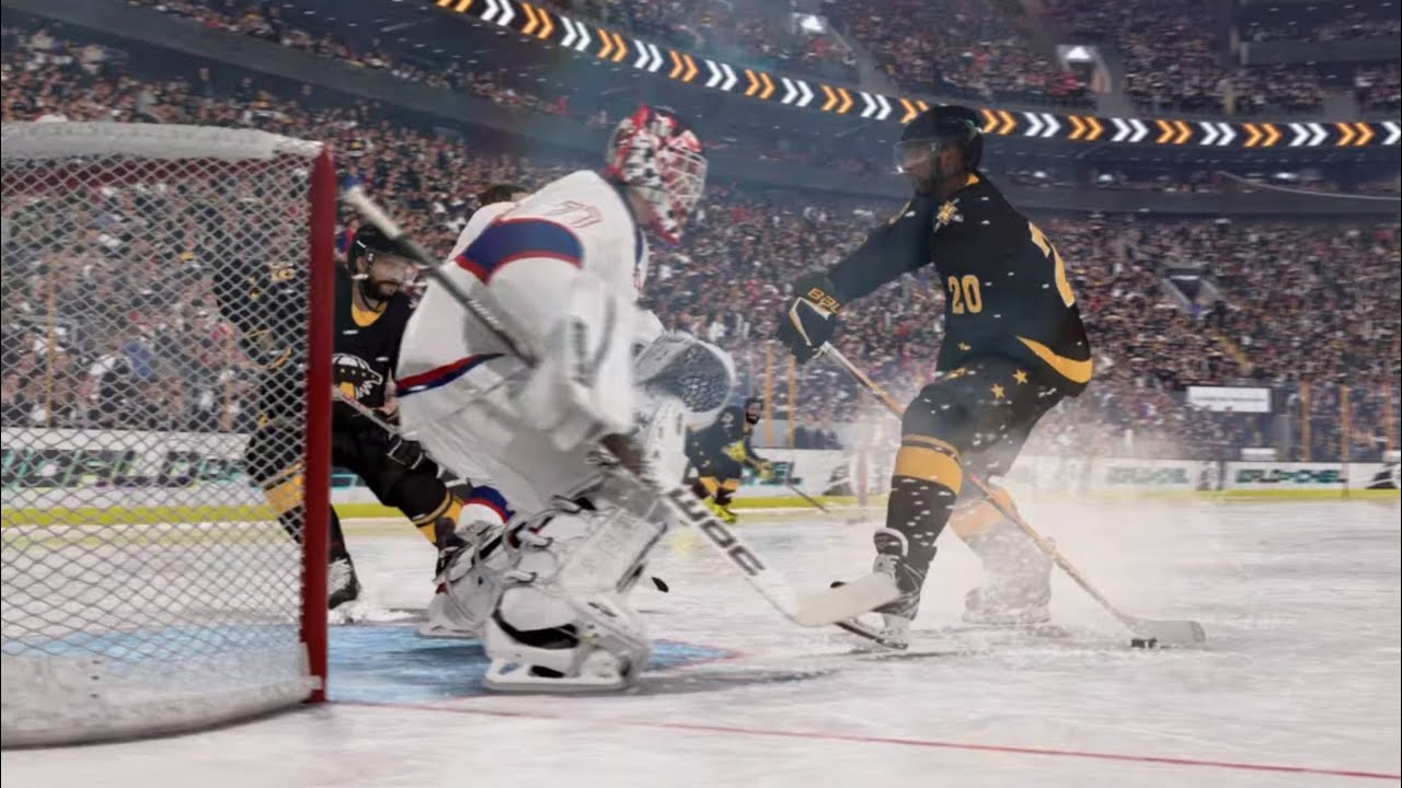 NHL 23 - '' The Linus Ullmark Goalie Between the Legs Goal '' 15:50 ...