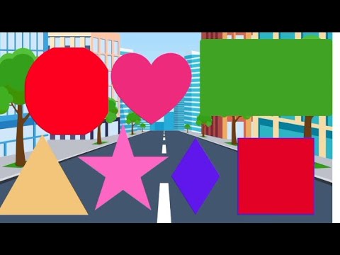 preschool learning video | shapes learning | shapes song |cartoon ...