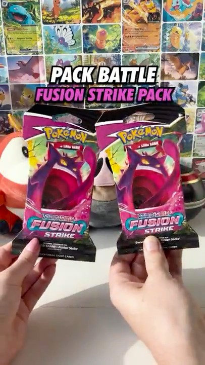 POKEMON PACK BATTLE: FUSION STRIKE BLISTER PACK BATTLE 🧠 #shorts - YouTube