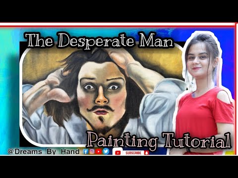 THE DESPERATE MAN PAINTING | OIL ON CANVAS | FULL VIDEO TUTORIAL ...