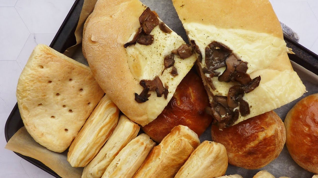 The best bread with PUFF pastry - BÁNH MÌ TÁCH LỚP siêu ngon - PANINI con pasta sfoglia - YouTube