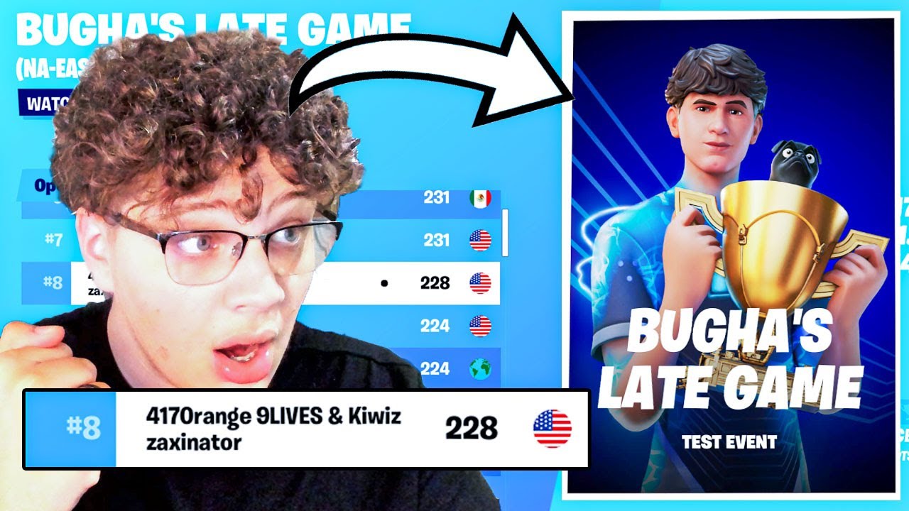 I Competed in the BUGHA LATE GAME Tournament in Fortnite... (Fortnite ...