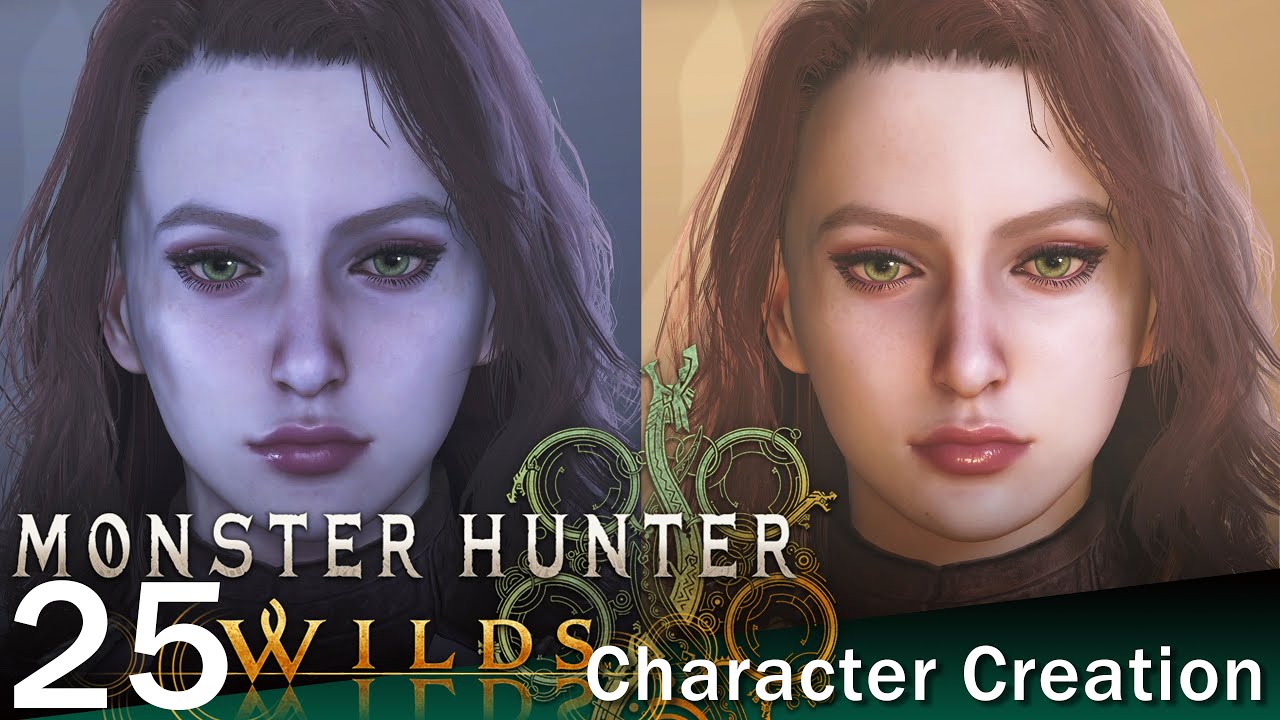 Monster Hunter Wilds | Character Creation sliders-25|モンハンワイルズ |キャラメイク ...