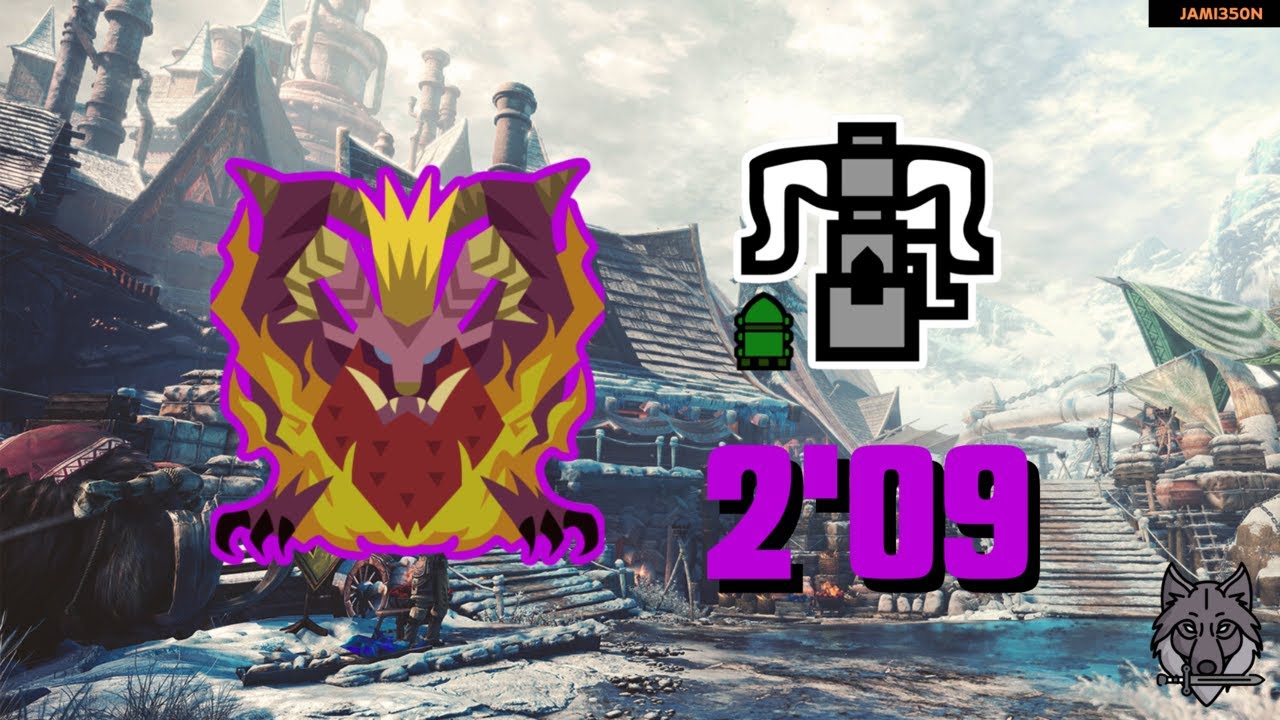 MHW.IB: TEMPERED-TEOSTRA-SPEEDRUN: HEAVYBOWGUN (2'09) - YouTube