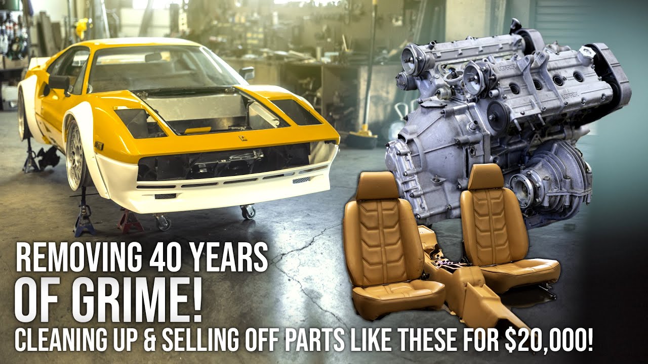 Removing 40 Years of Grime! Parts Cleanup & Sell-Off - K-Swap 308 Ep ...