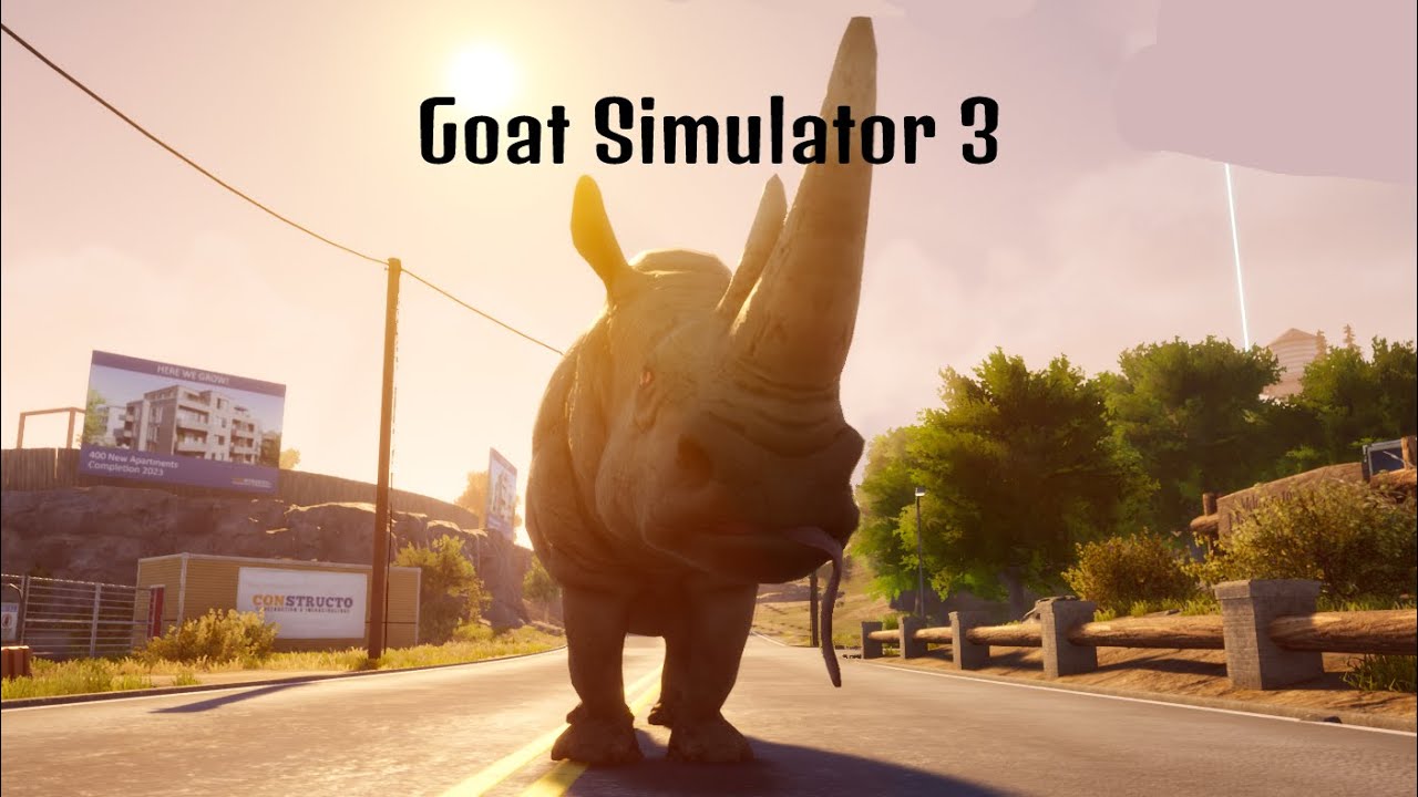 How to get the Rhino in Goat Simulator 3! - YouTube