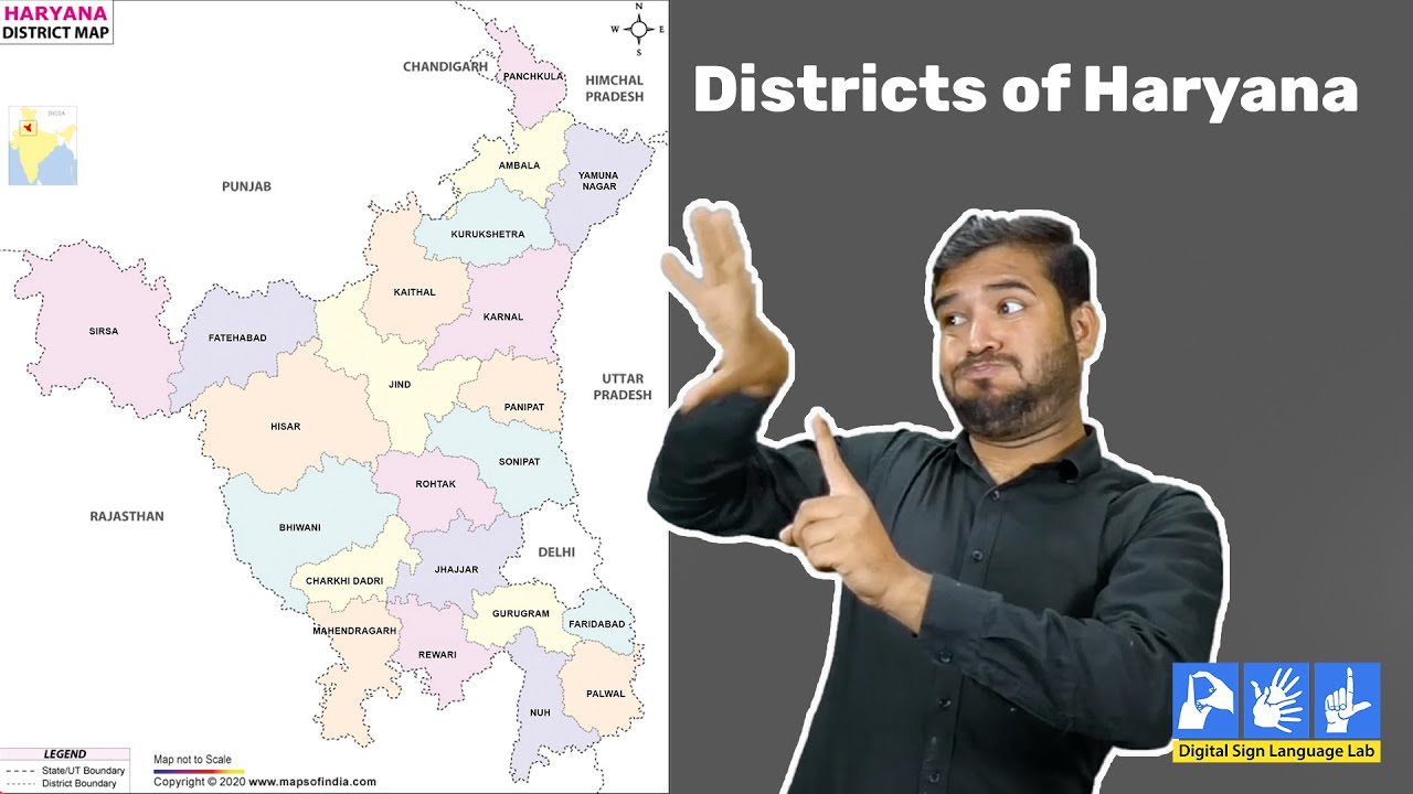 Districts of Haryana | Indian Sign Language | ISL - YouTube