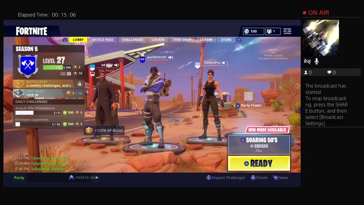 Fortnite with xd clan - YouTube