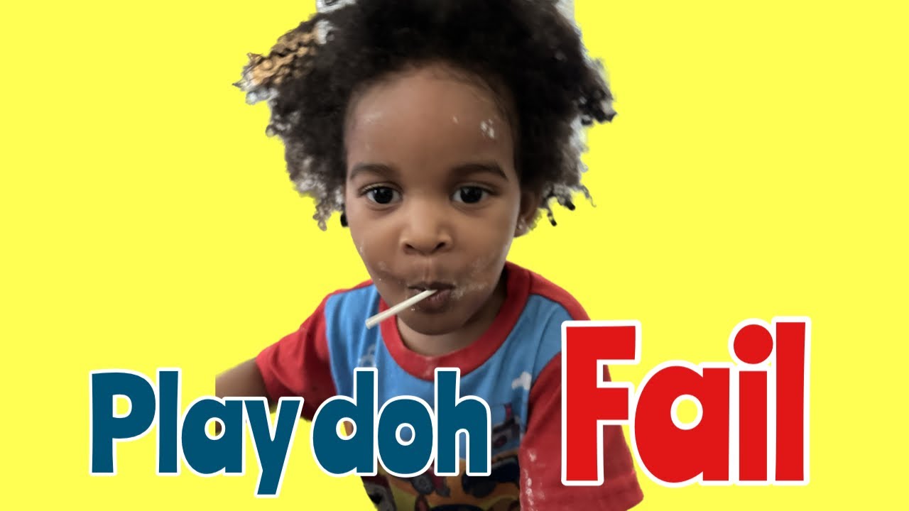 How not to make playdoh - YouTube
