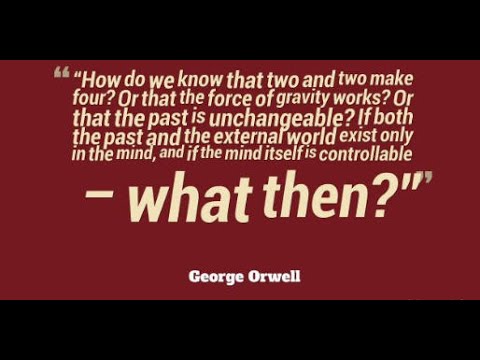 quotations from 1984 George Orwell class 3 - YouTube