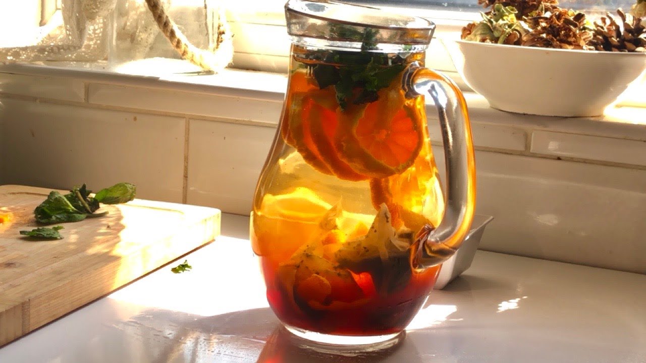 Cold Brew Orange Mint Tea | Refreshing Ice Tea recipe - YouTube