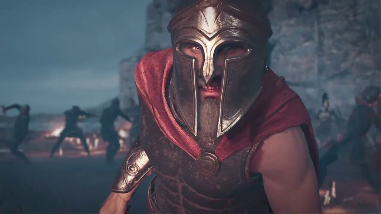 Assassin's Creed Odyssey Opening Gameplay King Leonidas + 300 Spartans ...