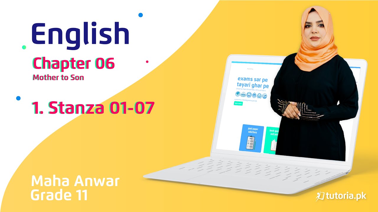 English Class 11 | Chapter 6 | Topic 1 | Stanza 01 to 07 | in urdu | tutoria.pk - YouTube