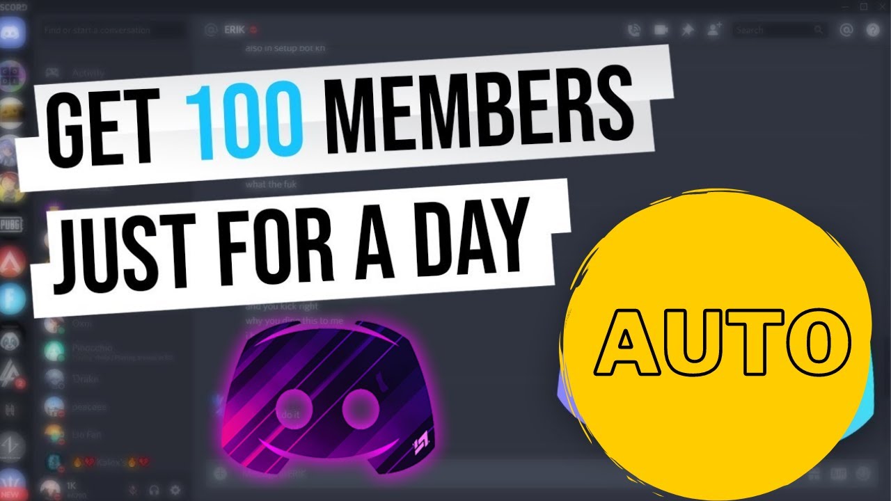 HOW TO GROW YOUR DISCORD SERVER | GET 100 MEMBERS DAILY | DISCORD ...