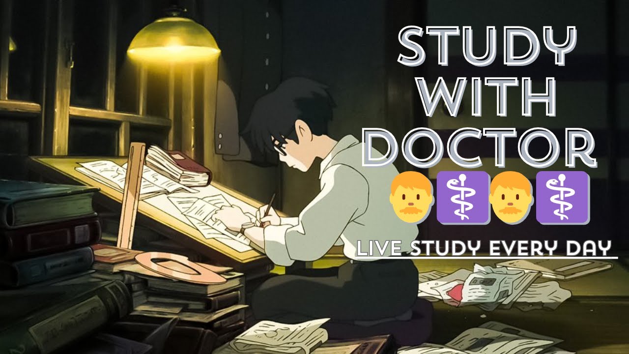 Study with me Daily/MBBS STUDENT LIVE STUDY SESSION/LONG HOURS STUDY ...