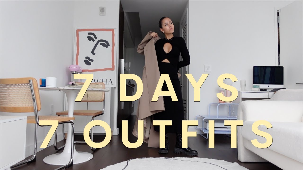 7 days 7 outfits - NYC early Fall edition - YouTube