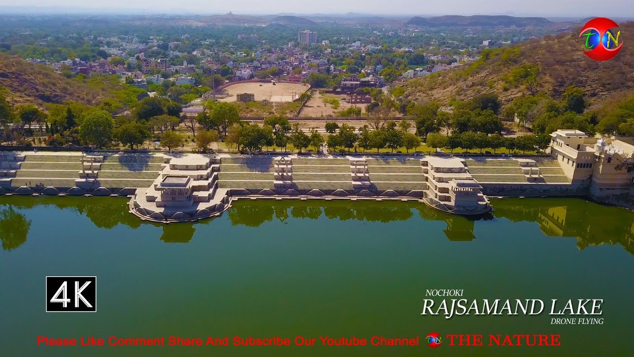 Rajsamand Lake Nochoki ! Drone Shot - 4K - Beauty of Rajsamand - THE ...