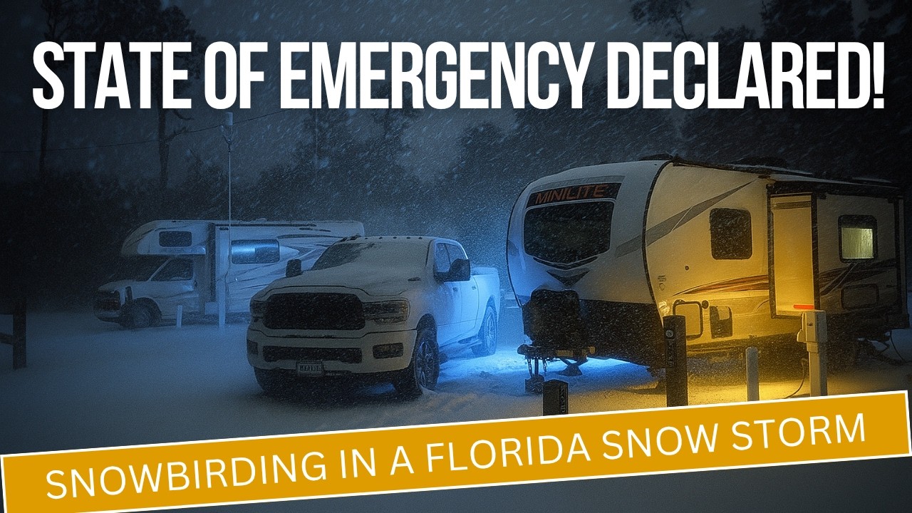 First-time RV Snowbirds - A History-making Florida Winter Storm ...