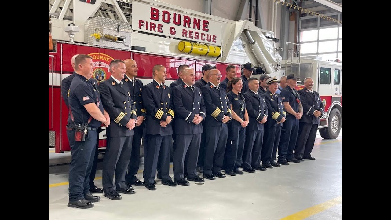 Bourne Fire Dept Swearing in Ceremony - YouTube