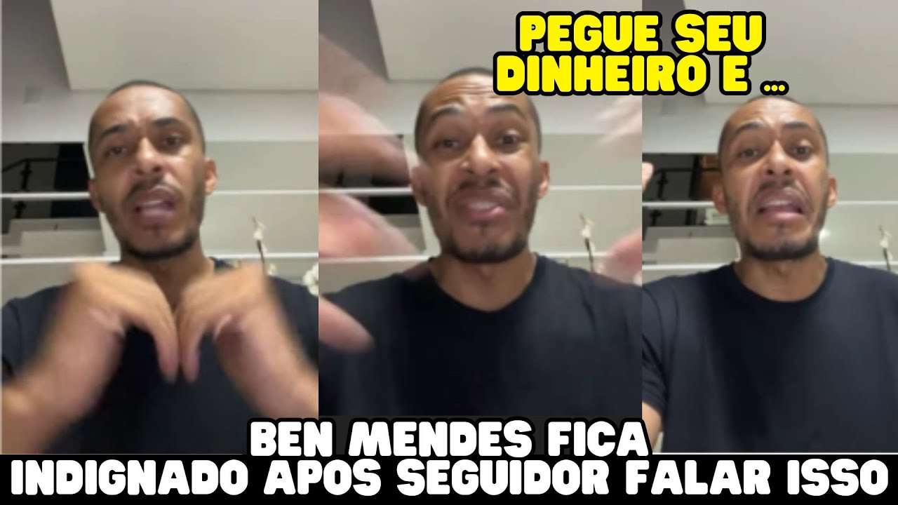 🎥 BEM MENDES FAZ LIVE E DEFENDE CARLOS SANTOS SO PORQUE ELE CHOROU ...