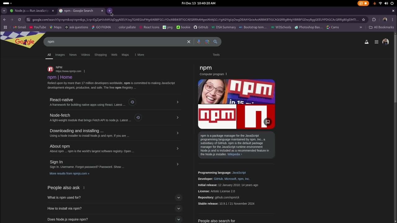 Server side JavaScript part 1 | Node Js | Express Js | Fetching data from rapid API using axios ...