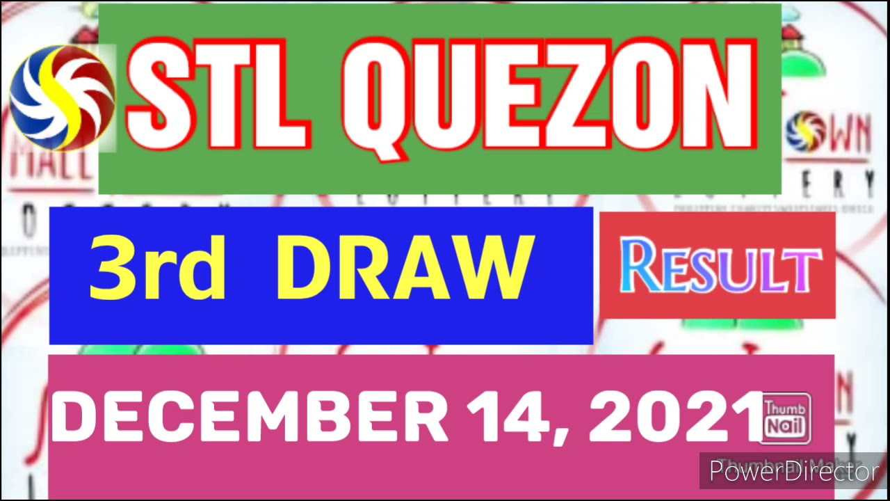STL QUEZON 3rd DRAW RESULT DECEMBER 14, 2021 - YouTube